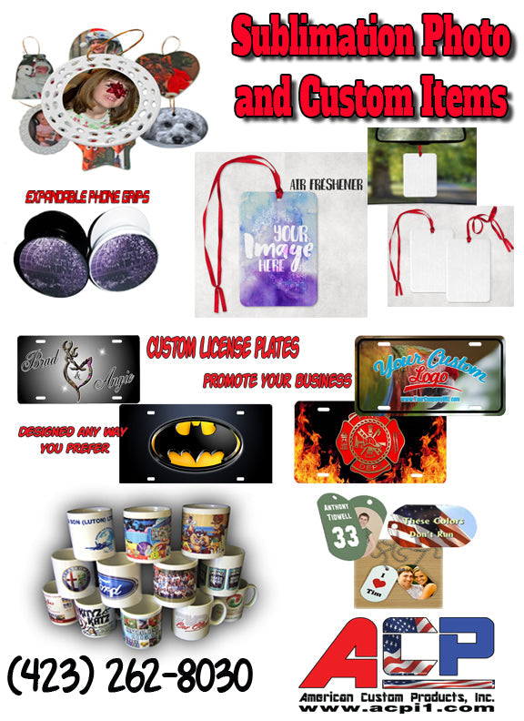 Sublimated Items And Gifts – American Custom Products, Inc.